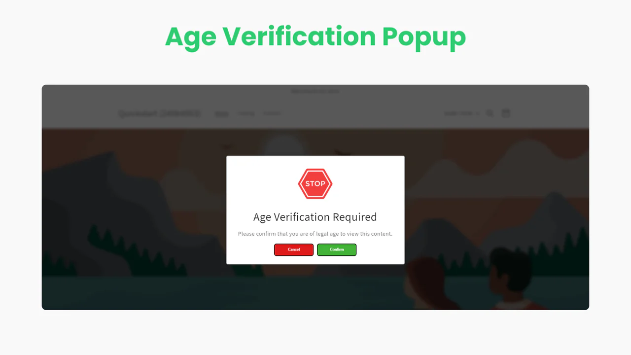 How to Add Age Verification on Shopify: 3 Ways to Do It